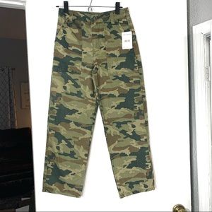 Free People | Pants & Jumpsuits | New Free People Camo High Waisted ...